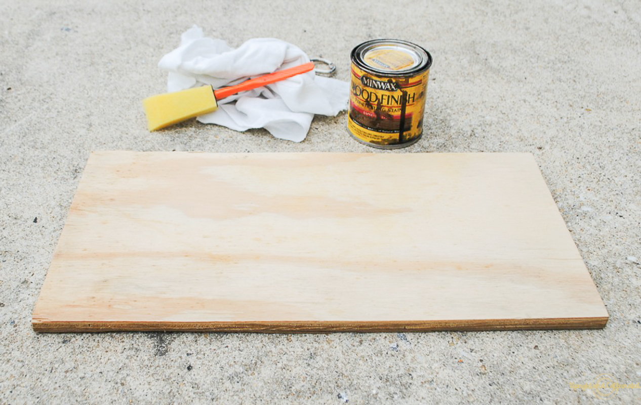 Make a DIY Wooden Sign - Upright and Caffeinated